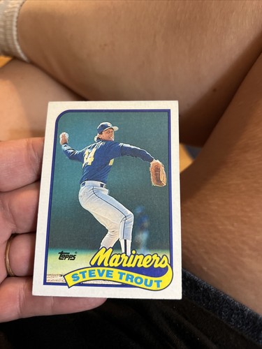 Topps Mariners Steve Trout Pitcher #54 Trading Card | eBay