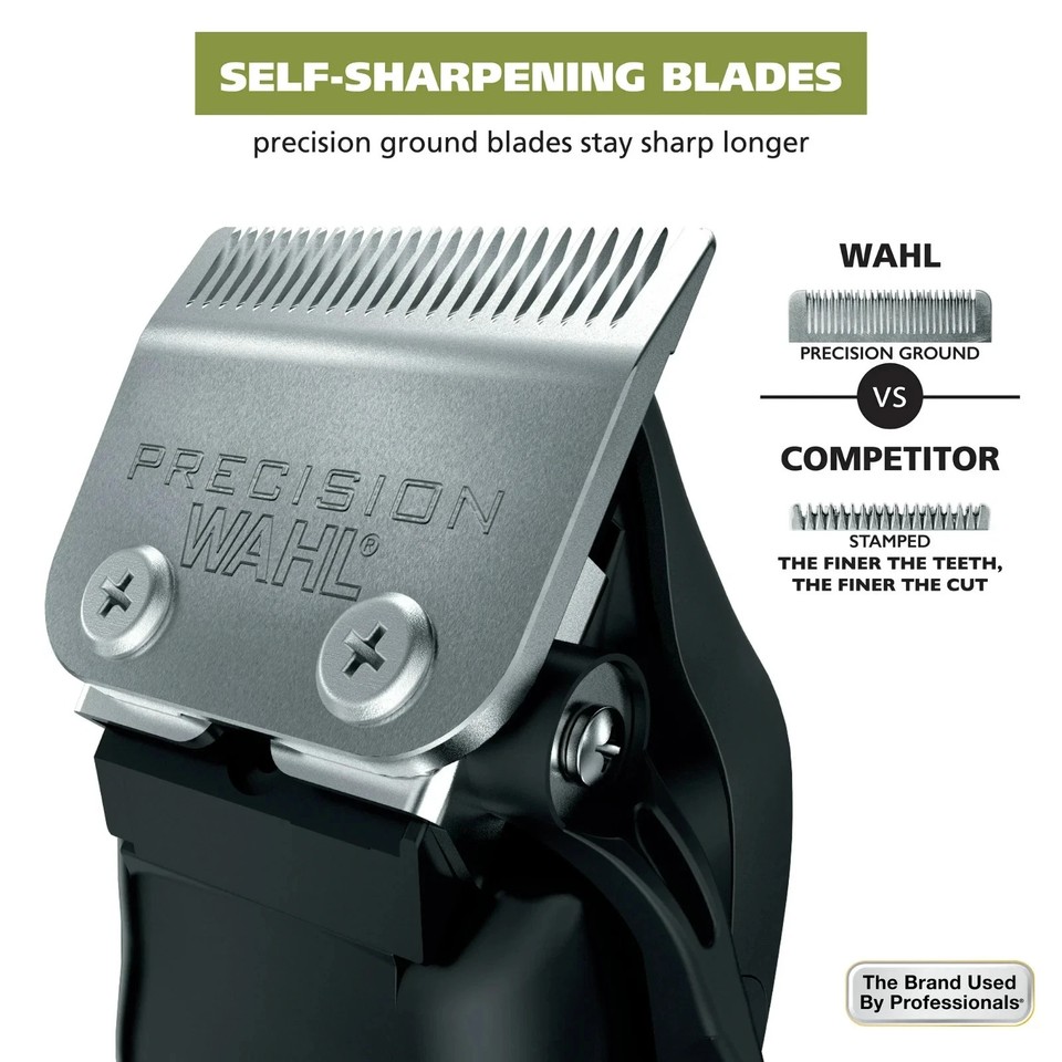 Wahl Cordless Color Pro Hair Clipper USB Rechargeable Haircut Kit ...