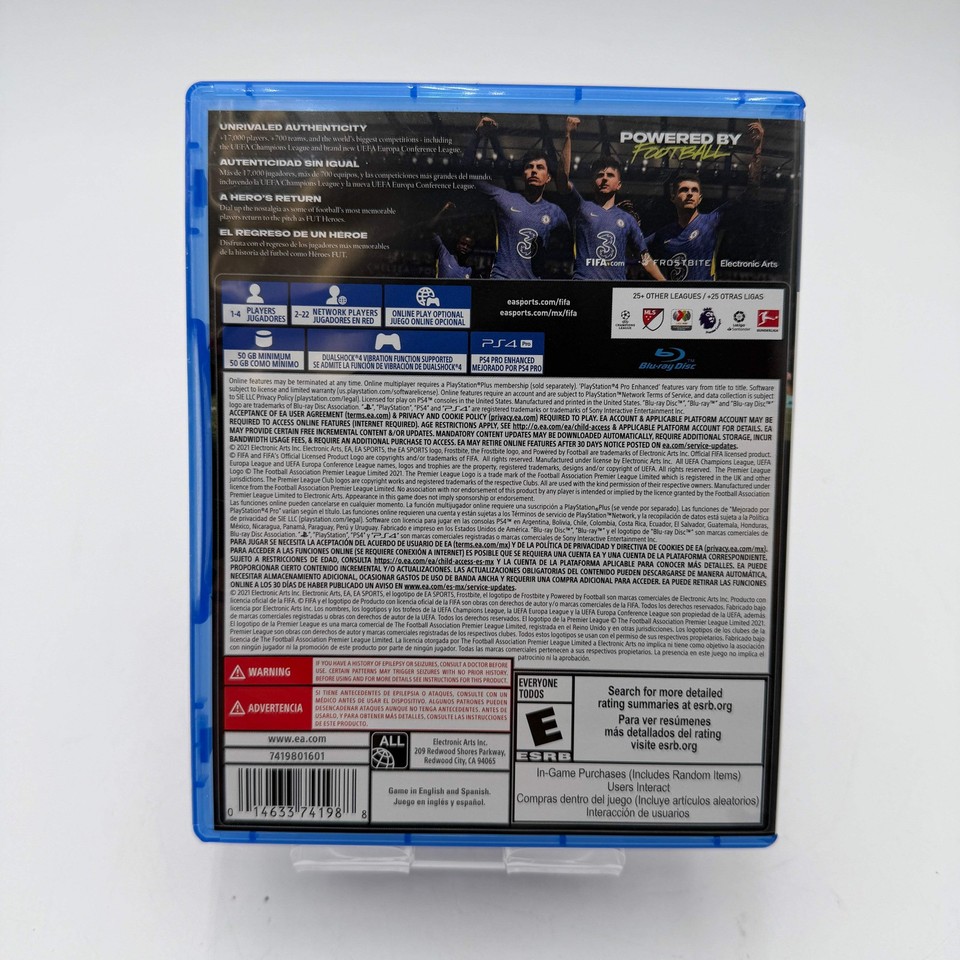 PlayStation 4 FIFA 22 Video Game with Box | eBay