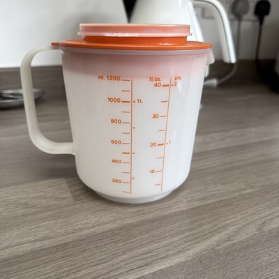 Vintage Tupperware Measuring Jug With Lid Old Stock 1200ml | eBay UK