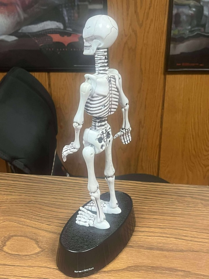 2002 ABL INNOVATION ANIMATED HALLOWEEN MR BONE JANGLES -NOT GEMMY -READ ...