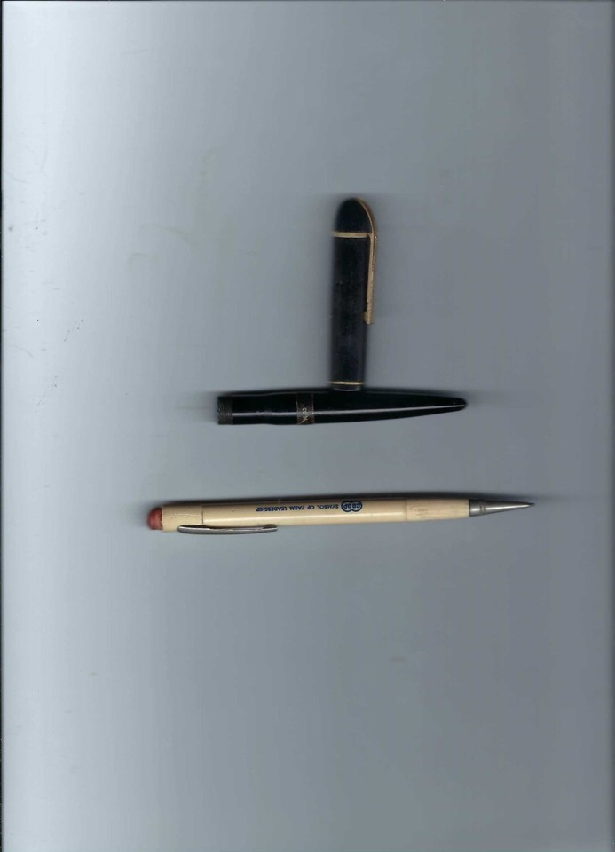 Vintage EverSharp #25 Black Skyline Ball Point Pen W/Price Sticker ...