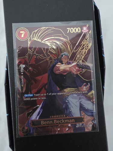 One Piece TCG OP09-009 Benn Beckman SP English Card Game | eBay