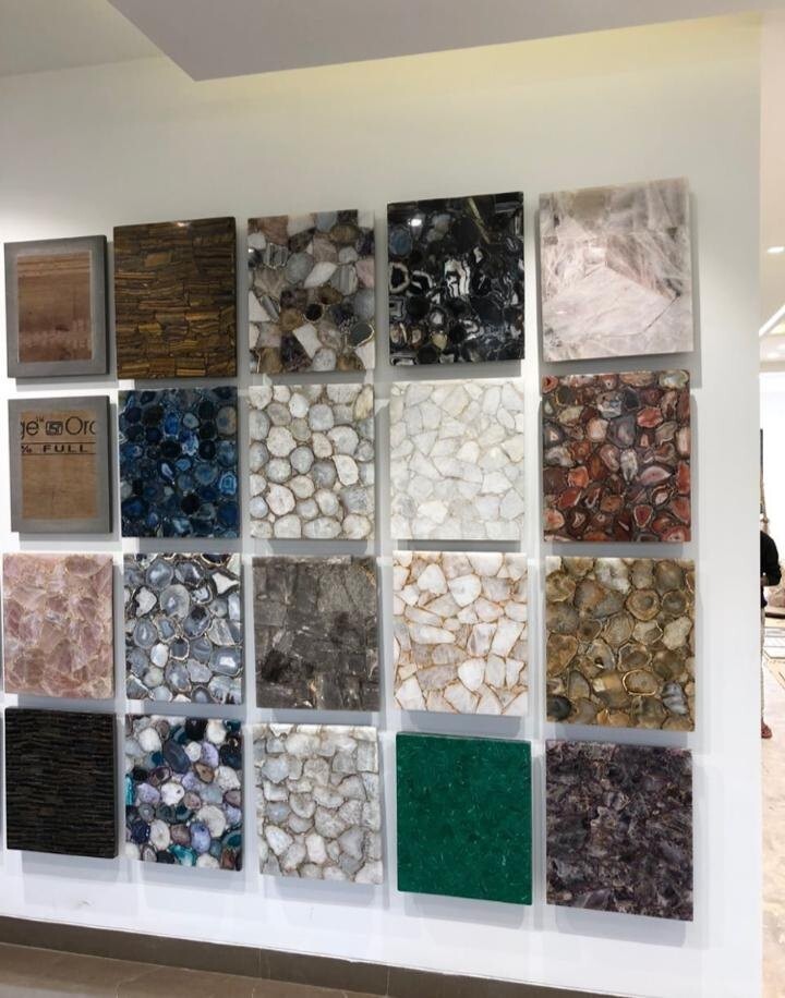 Rose quartz Countertop Island with Waterfall End Panels/quartz Accent ...