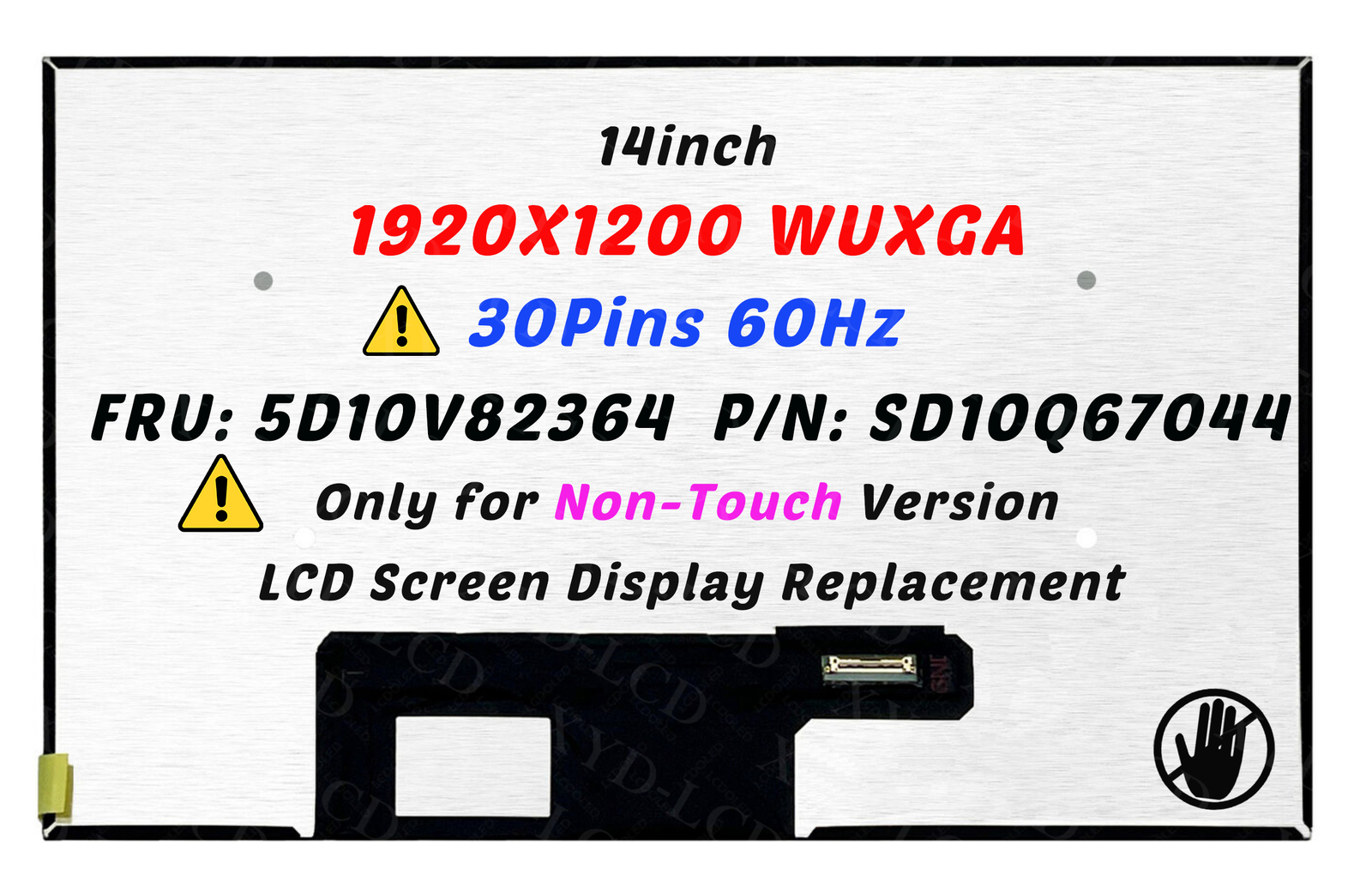 14in for Lenovo ThinkPad T14 Gen 3 LCD Screen Non-Touch 21AHS00L00 ...