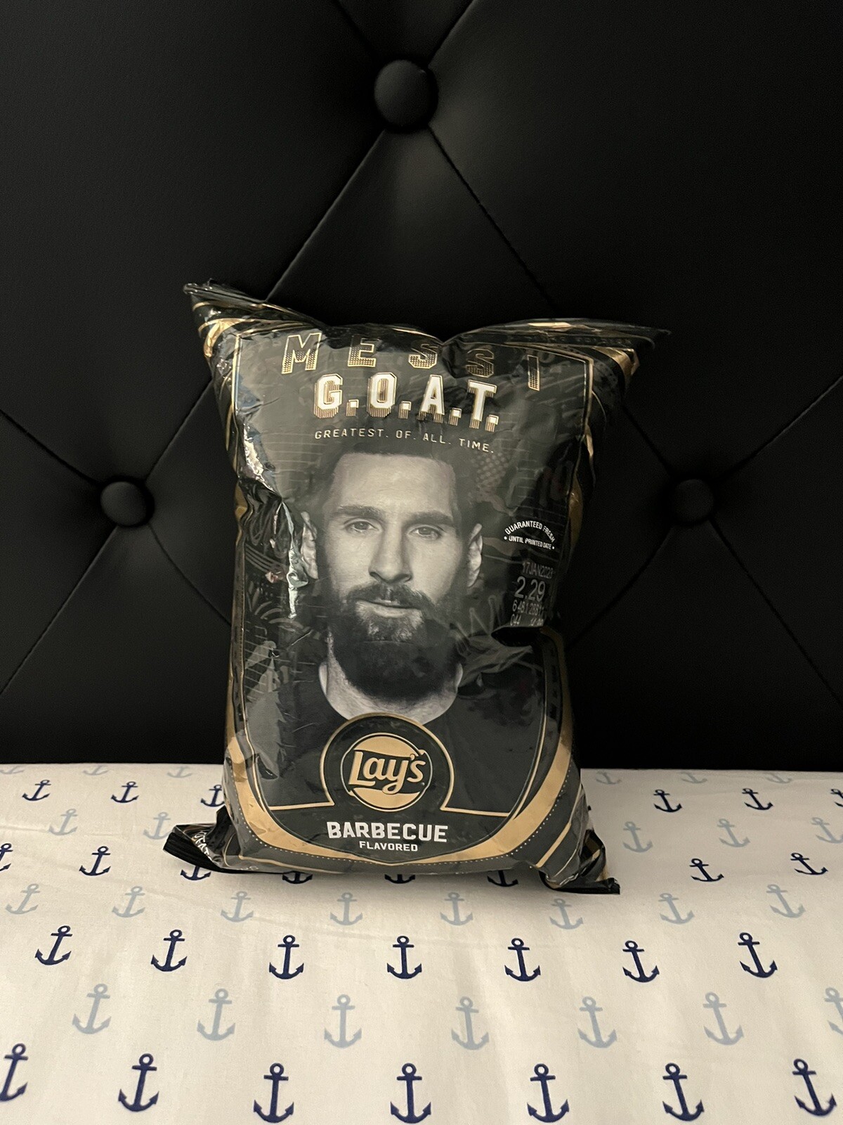 Lay's Lionel Messi GOAT Limited Edition BBQ Potato Chips - New SEALED ...