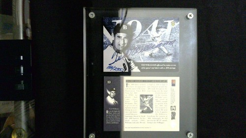 Upper Deck Authenticated Ted Williams Autograph 586/2500 w/ Box and COA ...