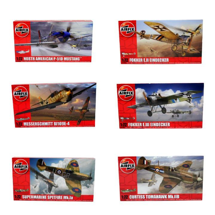 Airfix World War WW1 WW2 1:72 Fighter Planes - Multiple Options | eBay