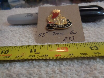 53rd Transportation Battalion E23 Unit Crest, DI, DUI (DRAW#X11) | eBay