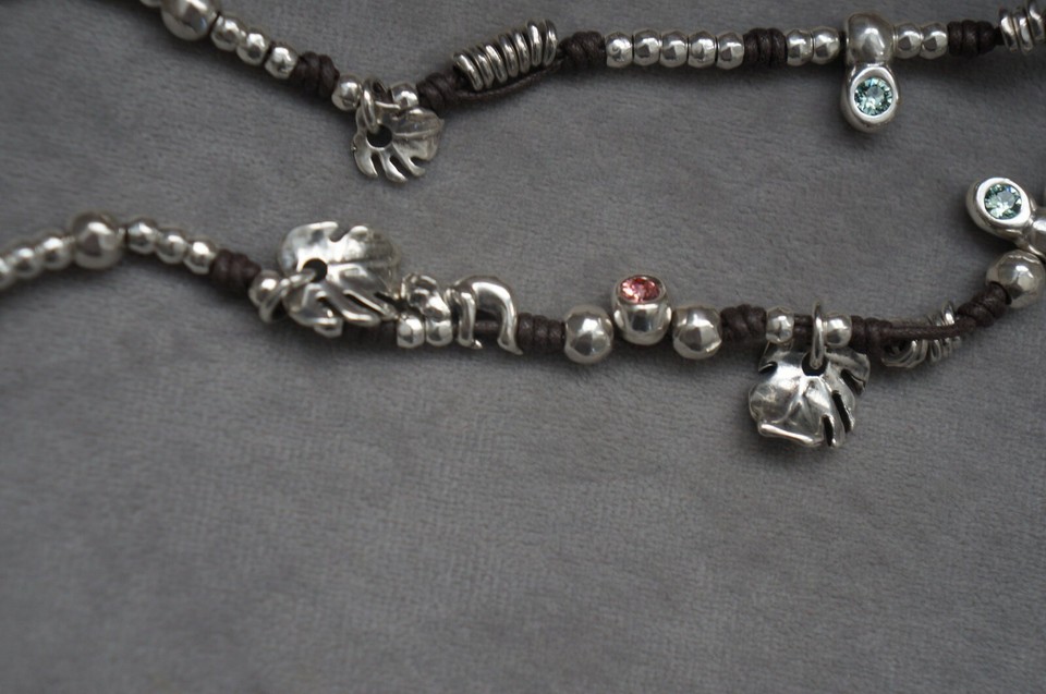 NWT UNO De 50 Crystal Silver Monkey Charm "Jungle" Long Short Necklace ...