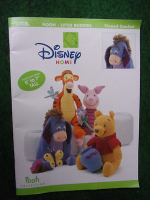 Disney Home Pooh Thread crochet Leisure Arts patterns booklet Buddies ...