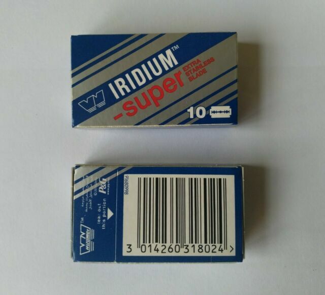 Wizamet Super Iridium Double Edge Gillette Razor Blades - 250 Count for ...