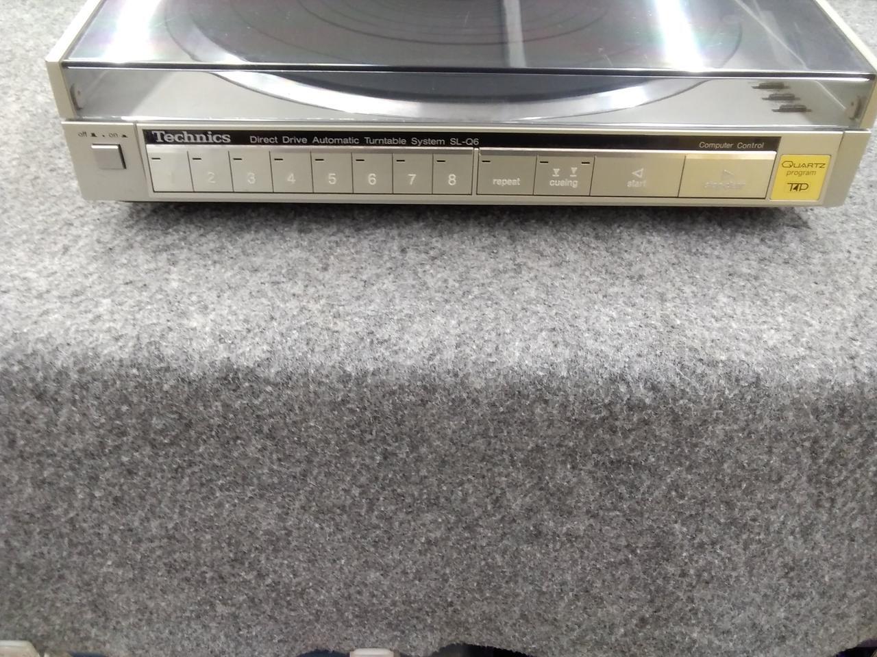 TECHNICS SL-Q6 Record Player Automatic Direct Drive Turntable Silver ...