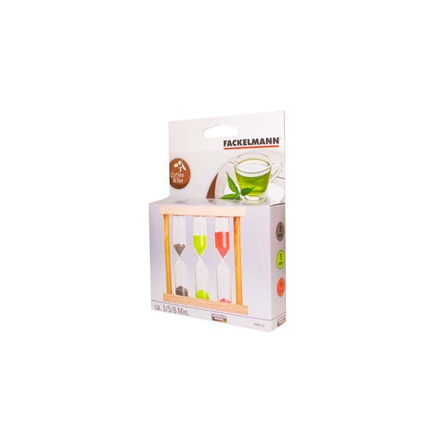 FACKELMANN | Hourglass For Tea Timer The Herbal Tea 3-5-8 Minutes ...