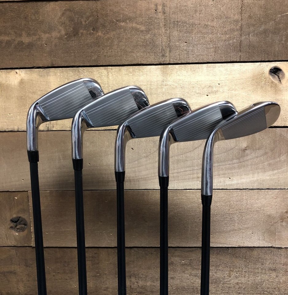 USED RH Senior Mens Powerbilt Golf EX-550 Hybrid Iron Set #7-SW A Flex ...