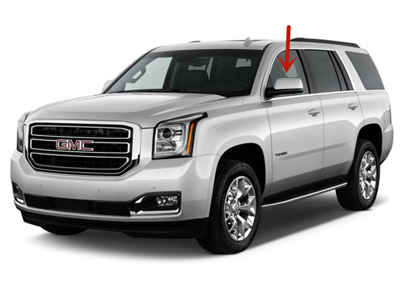 Fits 2015-2020 GMC Yukon Yukon XL Driver Left Front Door Window Glass ...