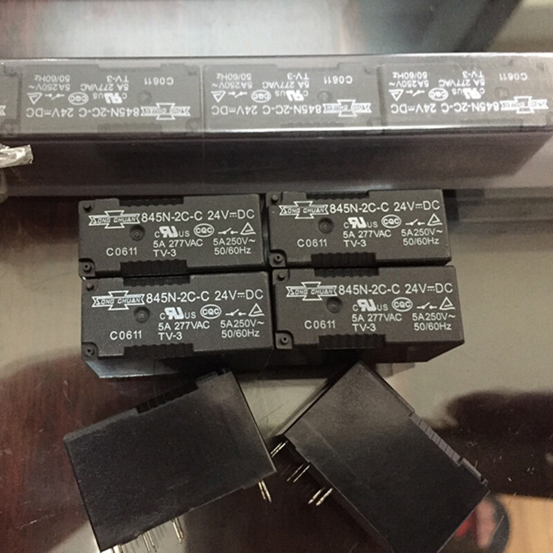 Song Chuan 845N-2C-C 5VDC 12VDC 24VDC 8A 277VAC Power Relay 8 Pins | eBay