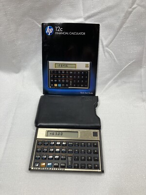 HP 12C Financial Calculator Quick Start Guide | eBay