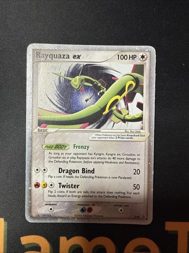 Rayquaza EX HOLO Rare Black Promo #039 Pokemon TCG | eBay