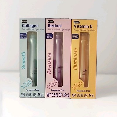 B Pure Serum Under Eye Roller - Collagen, Vitamin C & Retinol | eBay