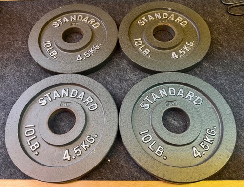 4 Qty 10 Lbs pound Standard Weights | eBay