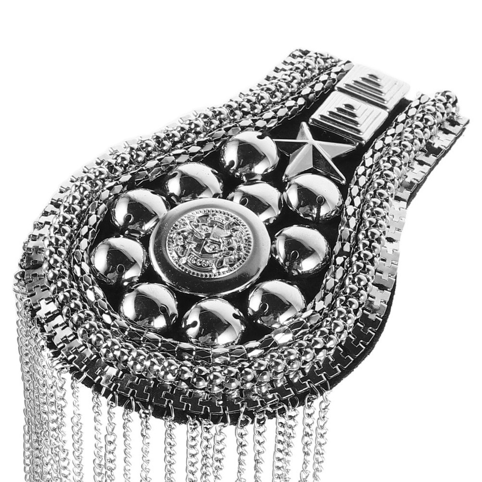 2pcs Shoulder Epaulets, Metal Tassel Shoulder Embellishments - Tassel ...