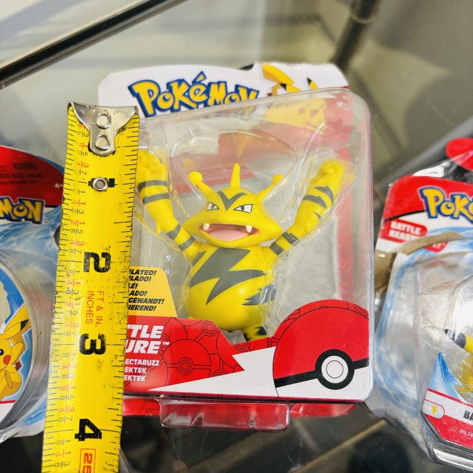 Jazwares Pokemon 3" ELECTABUZZ Battle FIGURE (PLEASE READ) | eBay