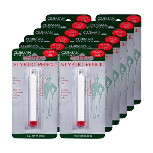 Clubman Pinaud Travel Size Styptic Pencil, Quick Nick & Cut Healing for ...