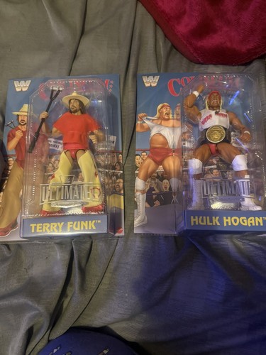 WWE Ultimate Edition HULK HOGAN & TERRY FUNK Figure Set Coliseum ...