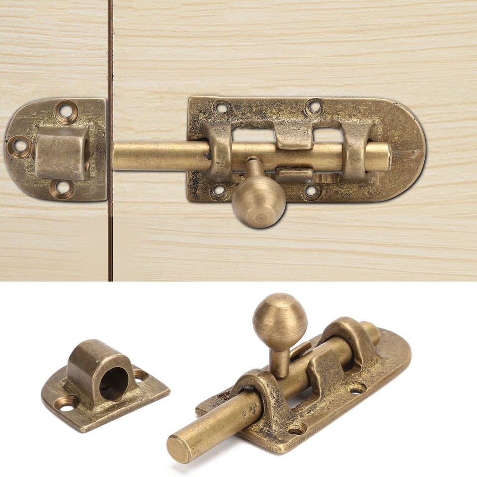 Durable Vintage Brass Door Latch Antique Gate Window Bolts Buckle ...