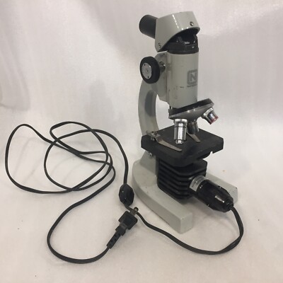 National Microscope Student Model 107 Illuminated Features 40X 10x 4x ...