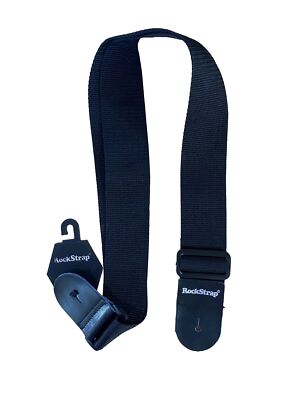 ROCKSTRAP Rockstrap Nylon Guitar Strap - Black, 50 mm Width | eBay.de