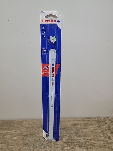 Lenox Hacksaw Blades Bi-Metal 18 TPI 10-In 018HE 18TPI New Sealed Pack ...