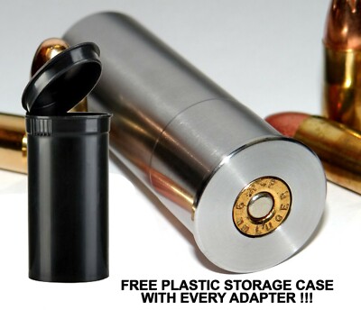12GA to 9MM Luger Shotgun Adapter - SMOOTH BORE-Stainless - Free Case ...