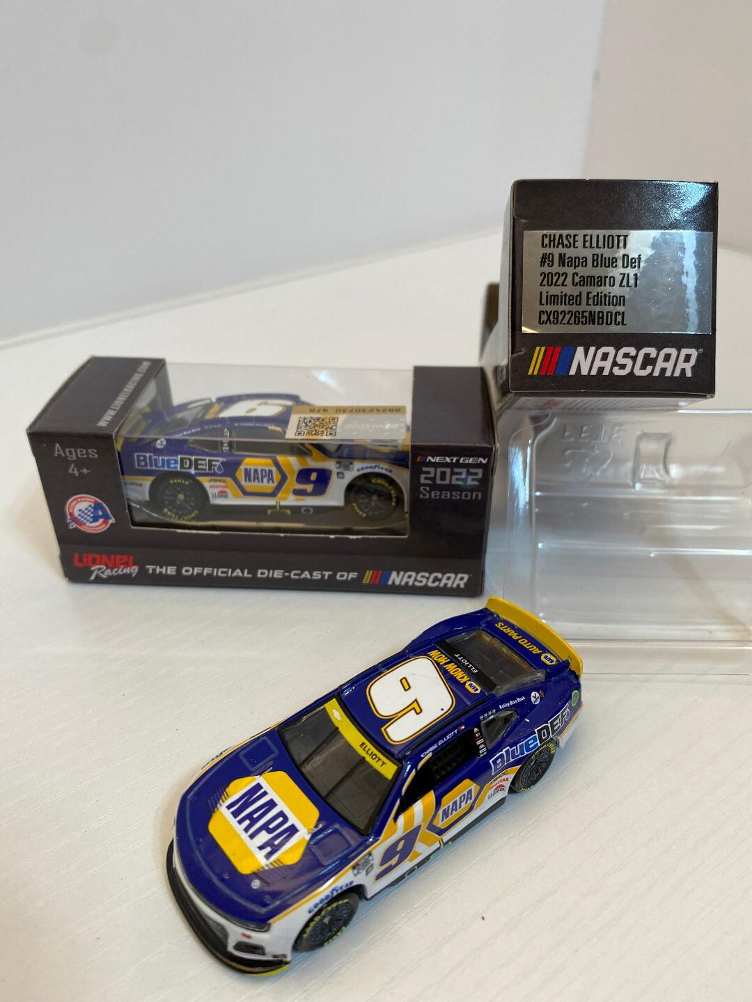 NASCAR 2022 CHASE ELLIOTT #9 NAPA AUTO PARTS BLUE DEF 1/64 CAR | eBay