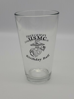 2012 USMC FSMAO EAST MARINE Birthday Ball BEER PINT Field Supply ...
