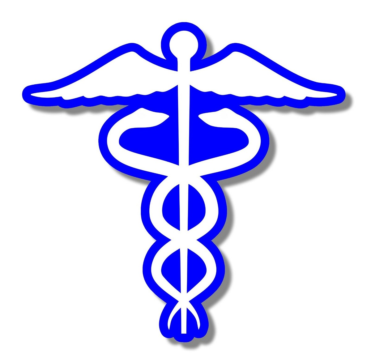 Blue Medical Symbol Cross