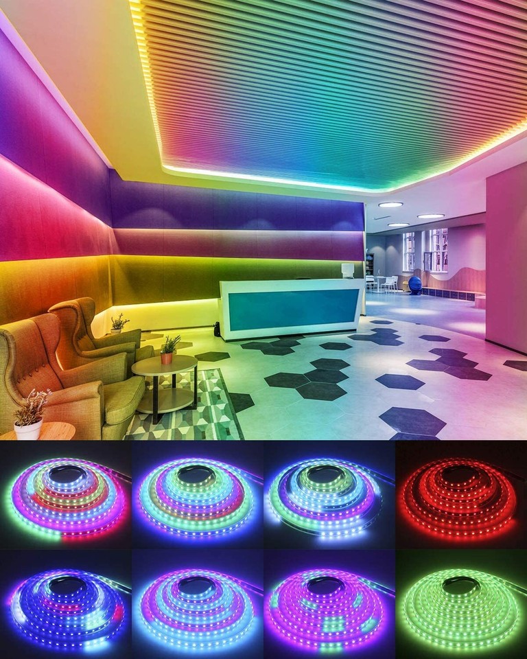 WS2811 LED Strip Ligths 5m 5050 RGB Dream Color 150/300 LED Strip Light ...