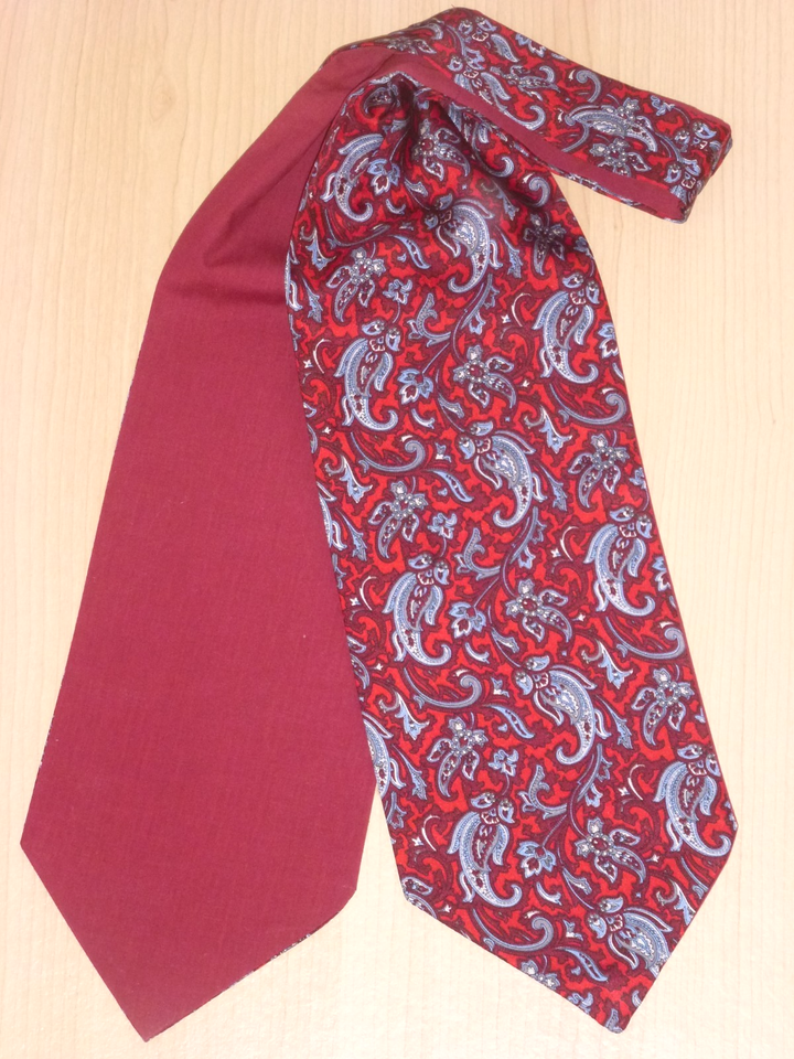 Vintage Van Buck Silk Cotton Cravat Scarf Dapper Mod Indie Goodwood ...