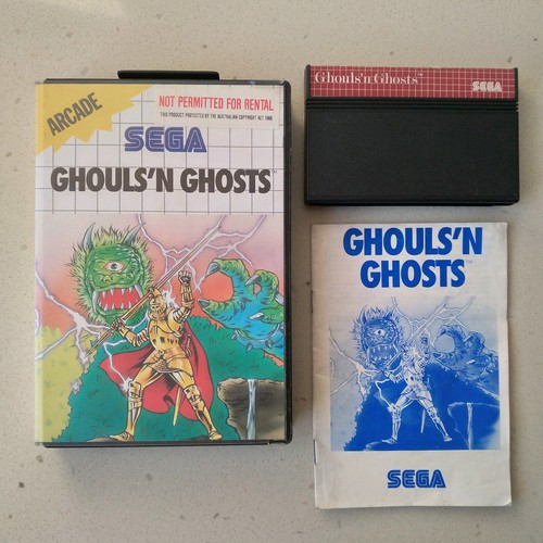 Sega Master system - Ghouls N Ghosts | eBay