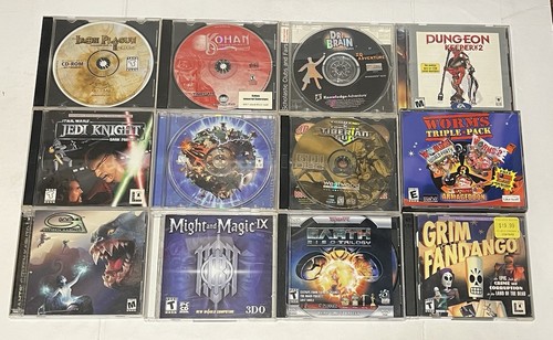 Huge Mixed Lot of Vintage PC Games Windows 95/98 CD 1990s 2000s Star ...
