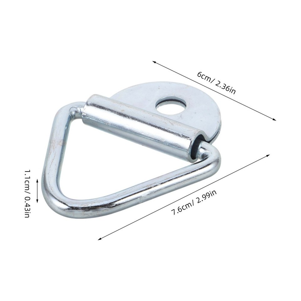 4 Pcs Truck Fixed Pull Ring Accessories Trailer Tie down Anchors Load ...