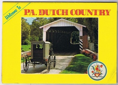 Postcard Booklet Welcome To Pennsylvania Dutch Country 12 Views | eBay