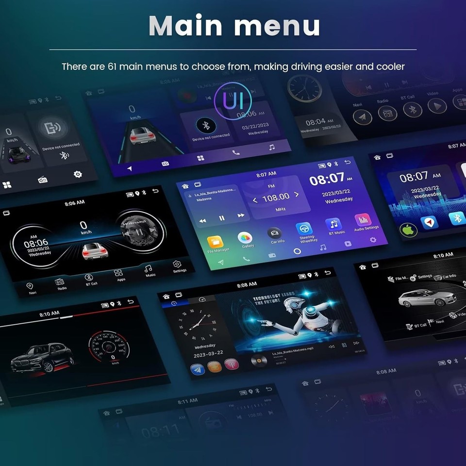 Apple CarPlay For 2003 2004 2005 2006 GMC Chevrolet Car Stereo Radio ...