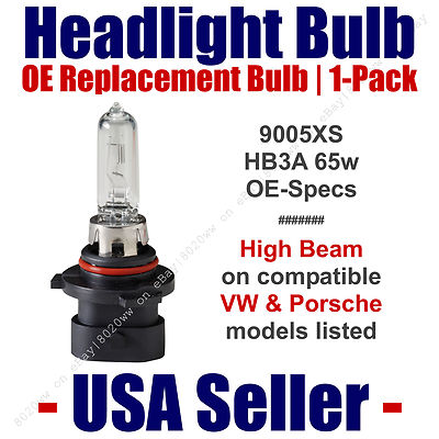 Headlight Bulb High Beam OE Replacement Fits Listed VW & Porsche Models ...
