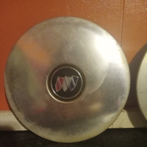 1991 - 1995 BUICK PARK AVENUE OEM 15" ALLOY WHEEL CENTER CAPS (2 ...