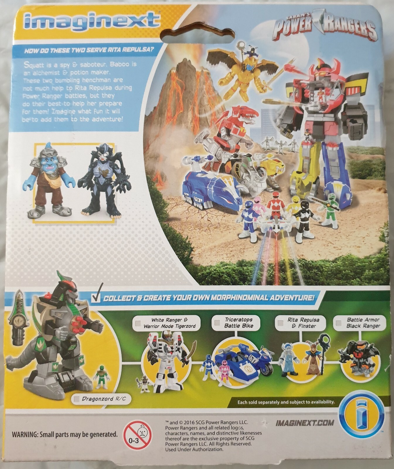 Brand new. Official Imaginext Power Rangers. Squatt & Baboo set. Rare ...