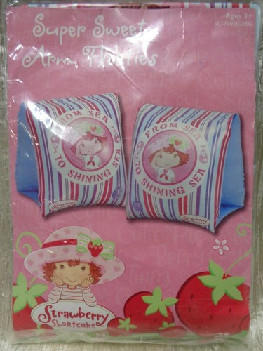 NEW Strawberry Shortcake Super Sweet Arm Floaties Water Swim Pool (BIN 23) | eBay