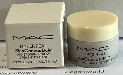 MAC HYPER REAL Skincanvas Balm Moisturizing Cream .17oz/5ml, NIB Mini ...