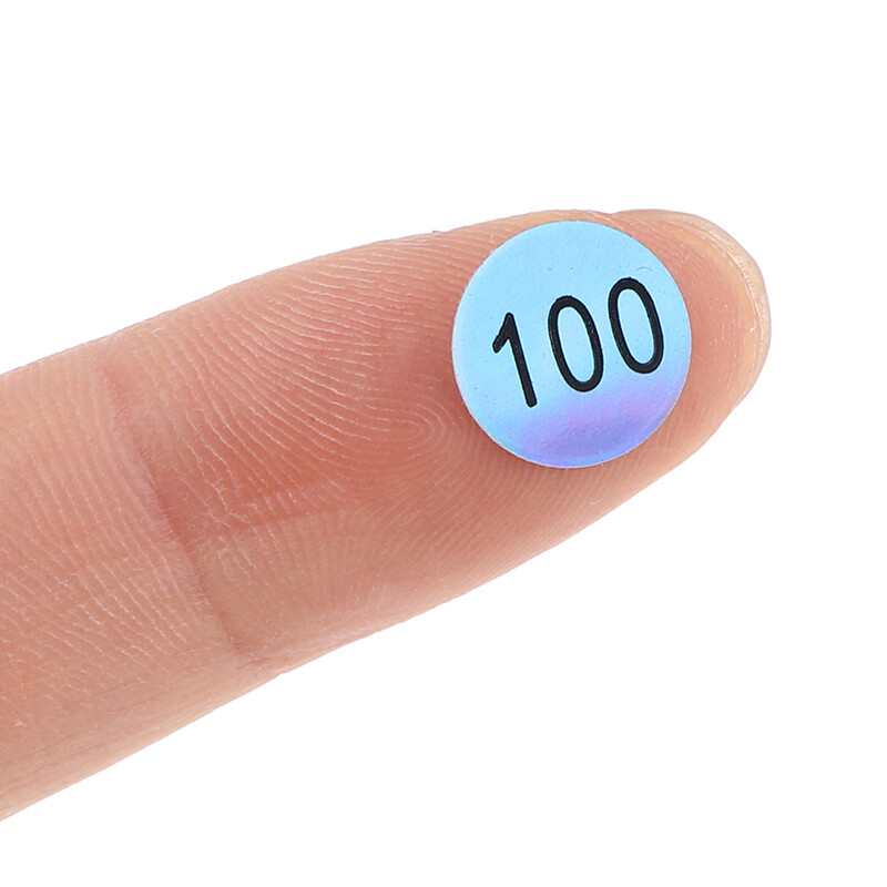 Waterproof Number 1-300 Laser Labels Stickers Nail Polish Lipstick ...